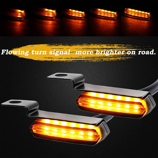 Dreamizer LED Turn Signals, Handlebar Brake Clutch Marker Light