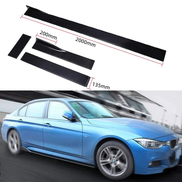 Dreamizer Universal Car Side Skirt Extension Rocker Panel Body Kit Lip